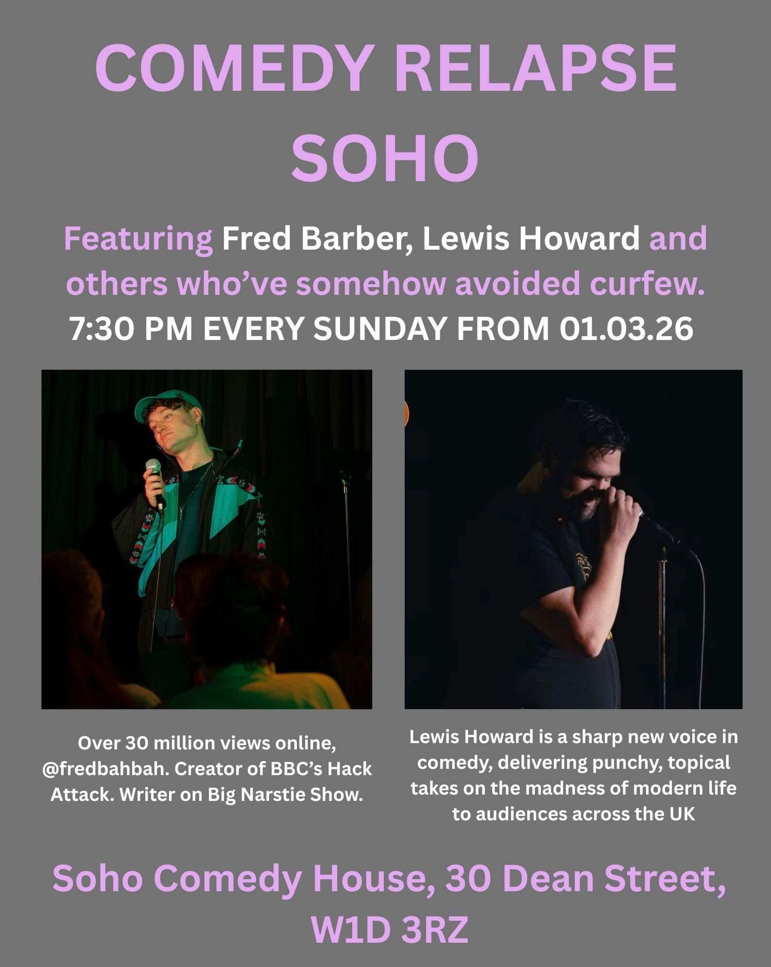Soho Comedy House - Live Comedy in London